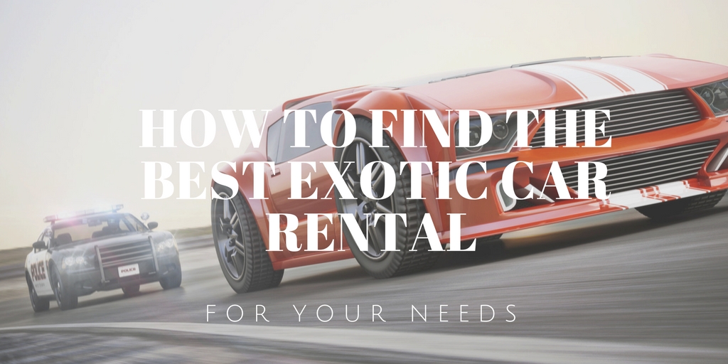 Are you thinking of renting an exotic car for a special event?